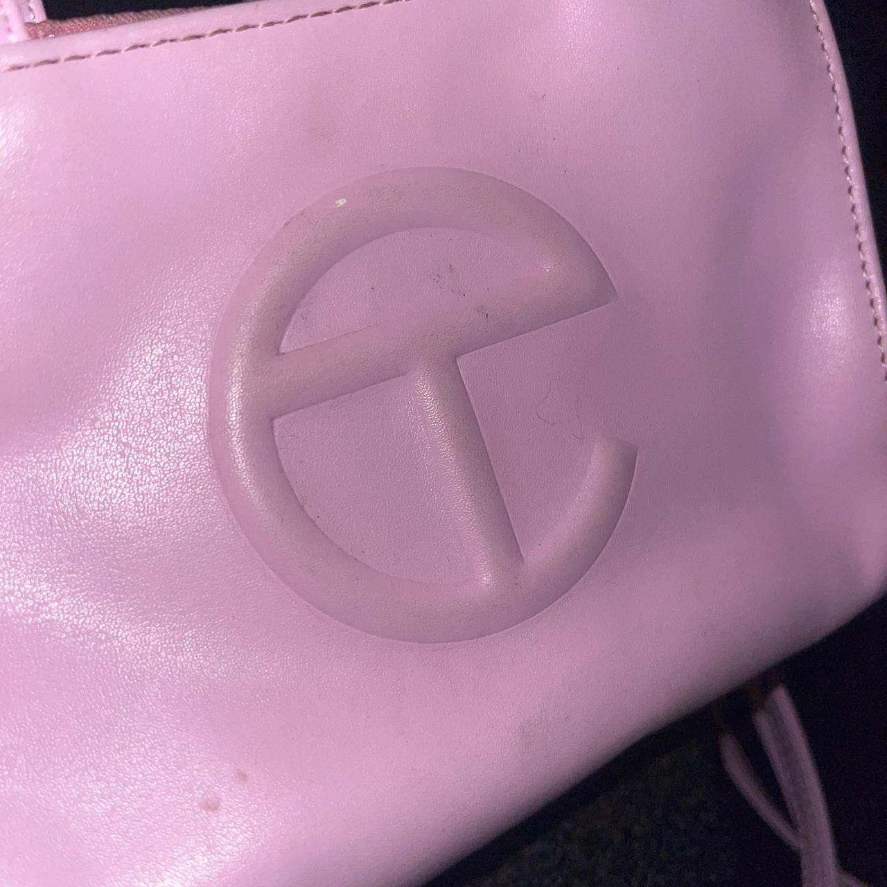 REAL SMALL BUBBLEGUM PINK TELFAR BAG WITH PROOF OF... - Depop