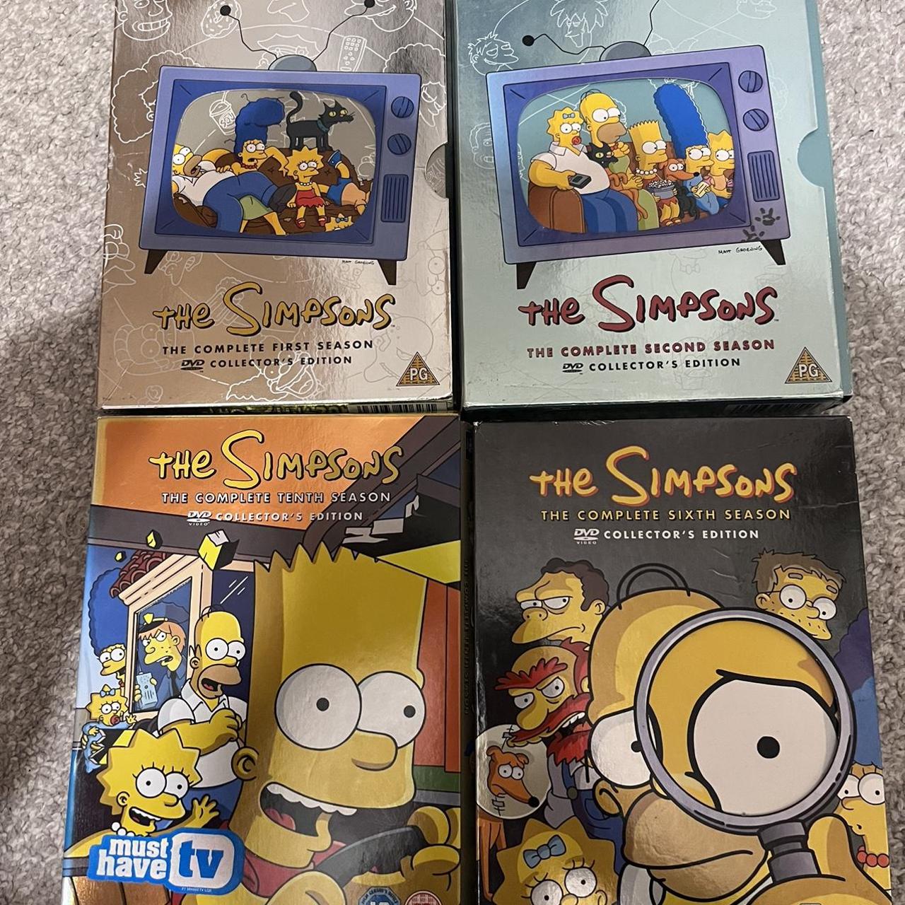 The simpsons DVD collection 1st 2nd 6th 10th... - Depop