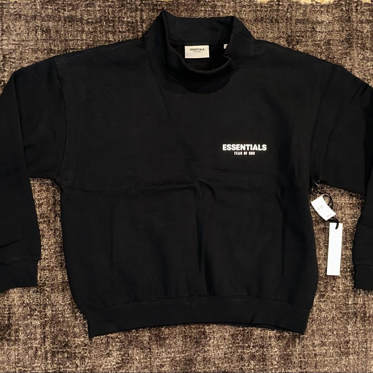 Essentials FOG Fear Of God Mockneck Sweatshirt - Depop