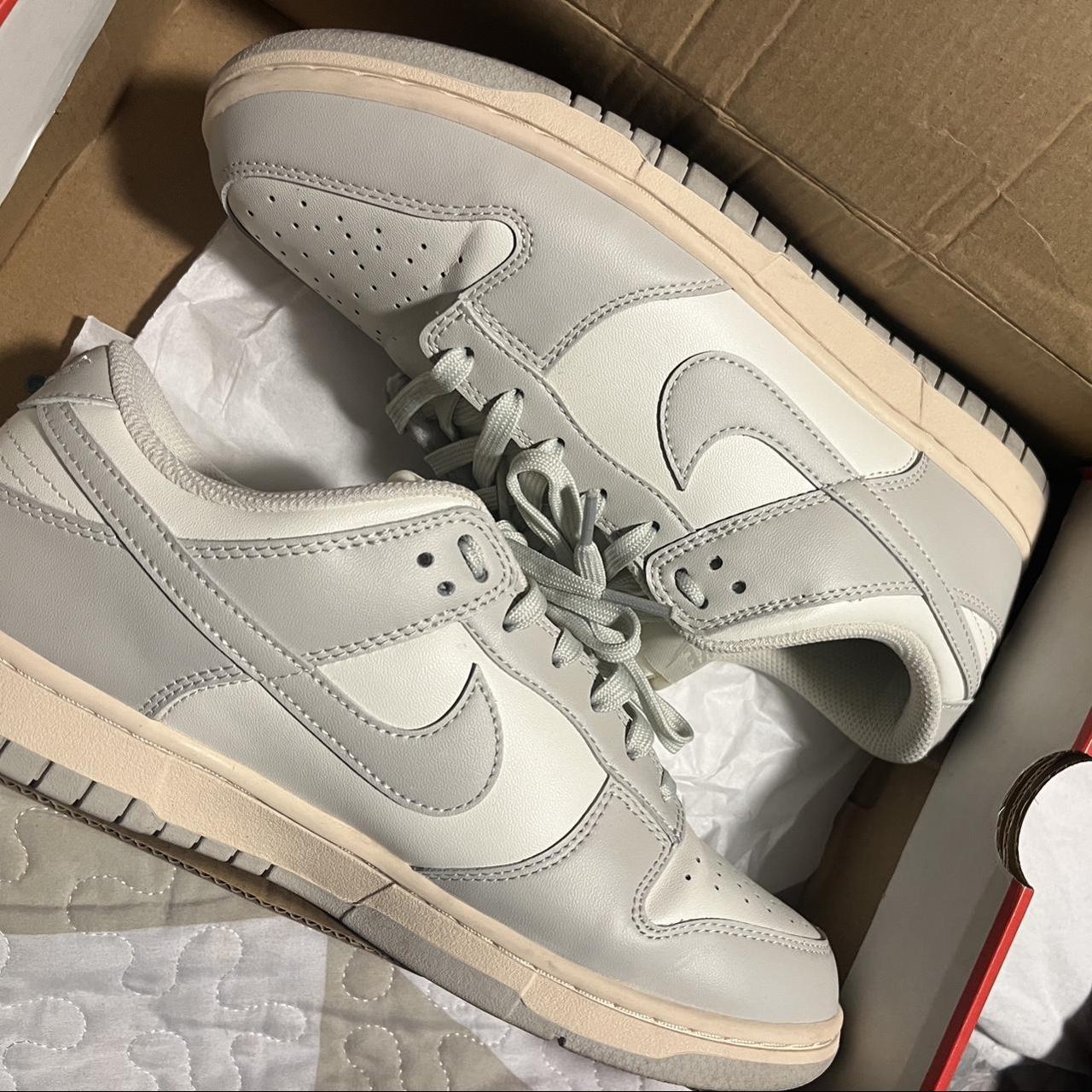 Nike Dunk Bone Grey -Priced lower for a... - Depop