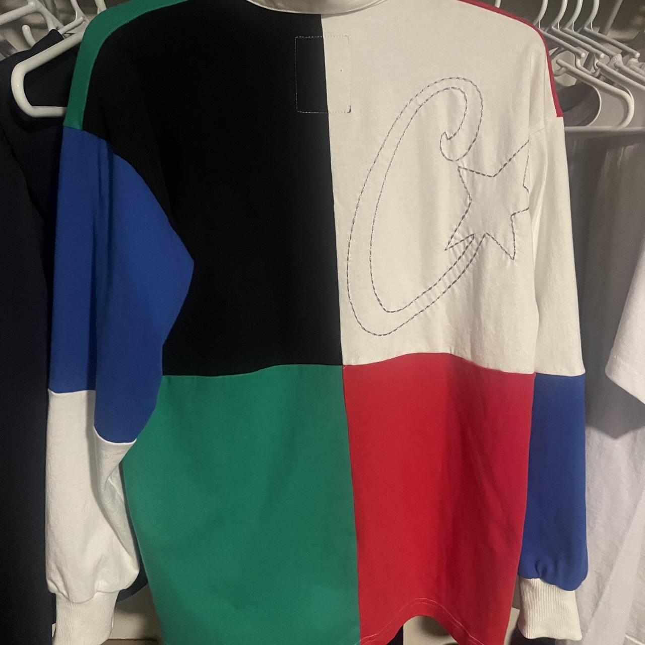 Corteiz Color Block Rugby Polo In excellent... - Depop