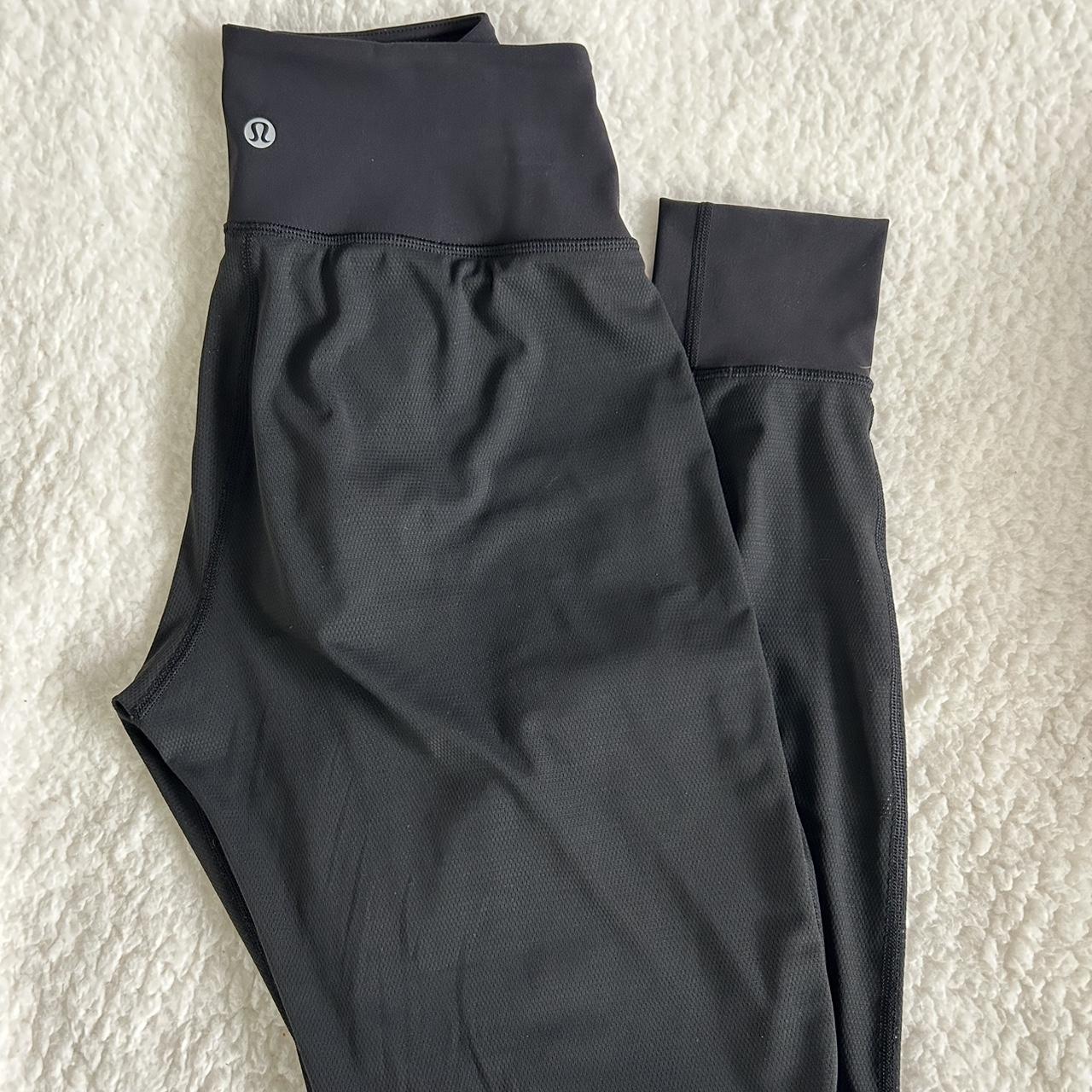 Lululemon joggers jersey type material cute and... - Depop