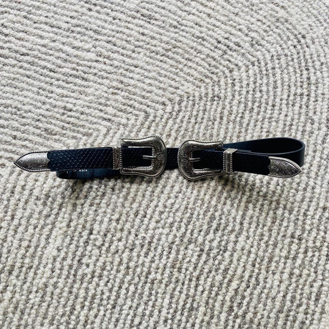 Country girl black belt from Supre size XS/S Worn it... - Depop