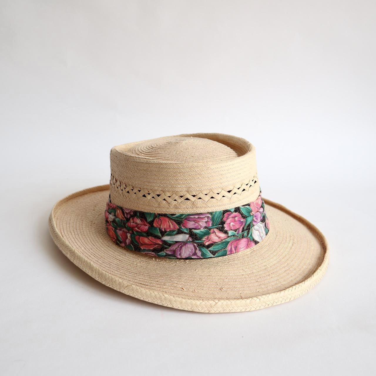 Vintage floral straw hat Cottage core vibes 🪴. So... - Depop