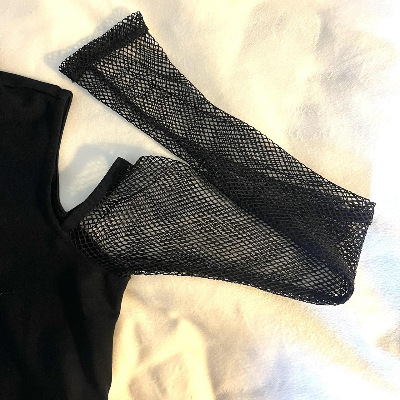 Killstar black netted cropped top In great... - Depop