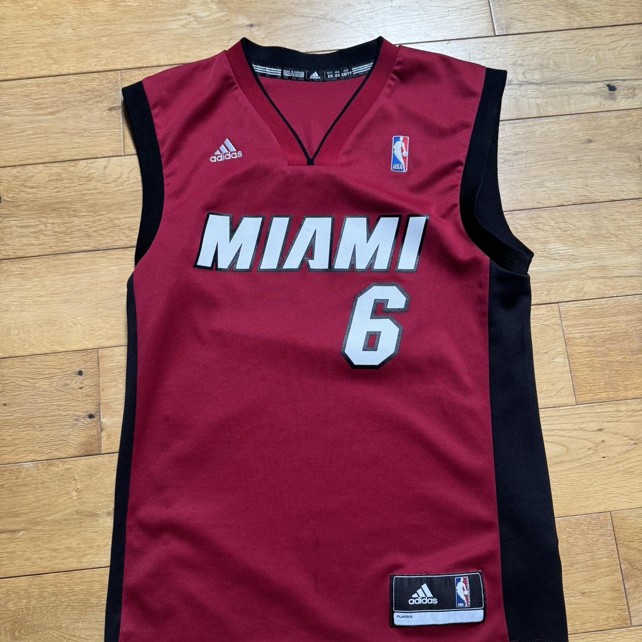 Miami heat NBA vest Lebron James Great condition... - Depop
