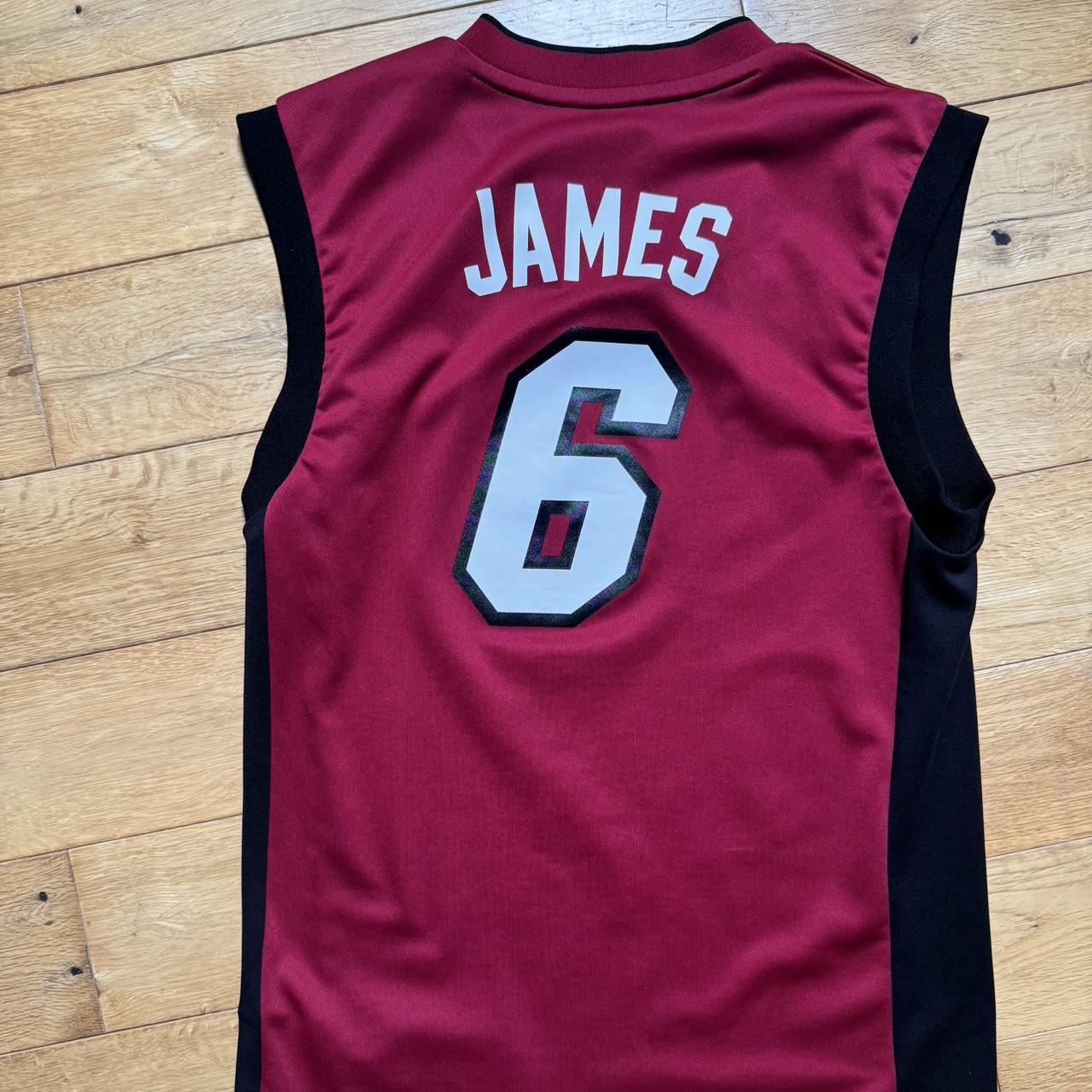 Miami heat NBA vest Lebron James Great condition... - Depop