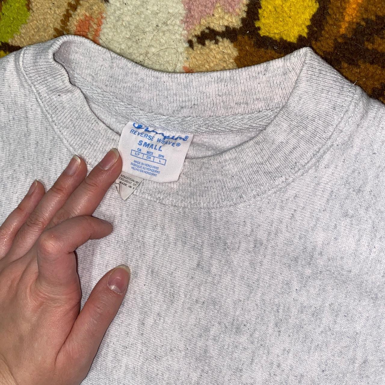 Champion reverse weave crew neck! In heather gray -... - Depop