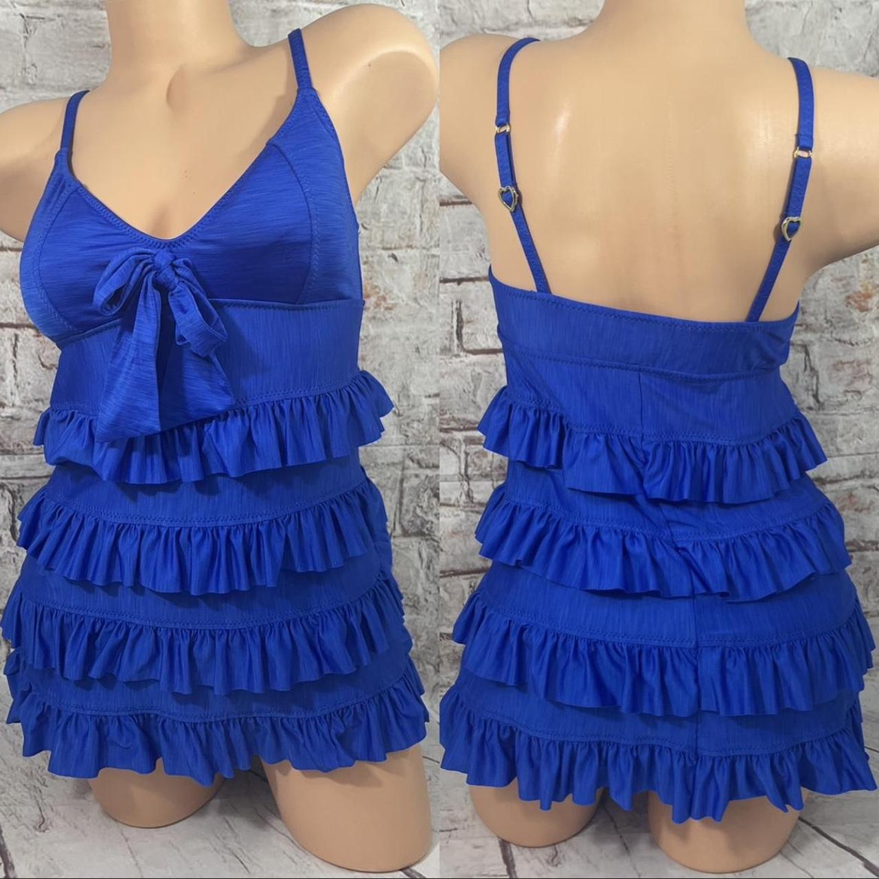 Betsey Johnson Tankini Swim Dress Bikini Bottom Top Depop