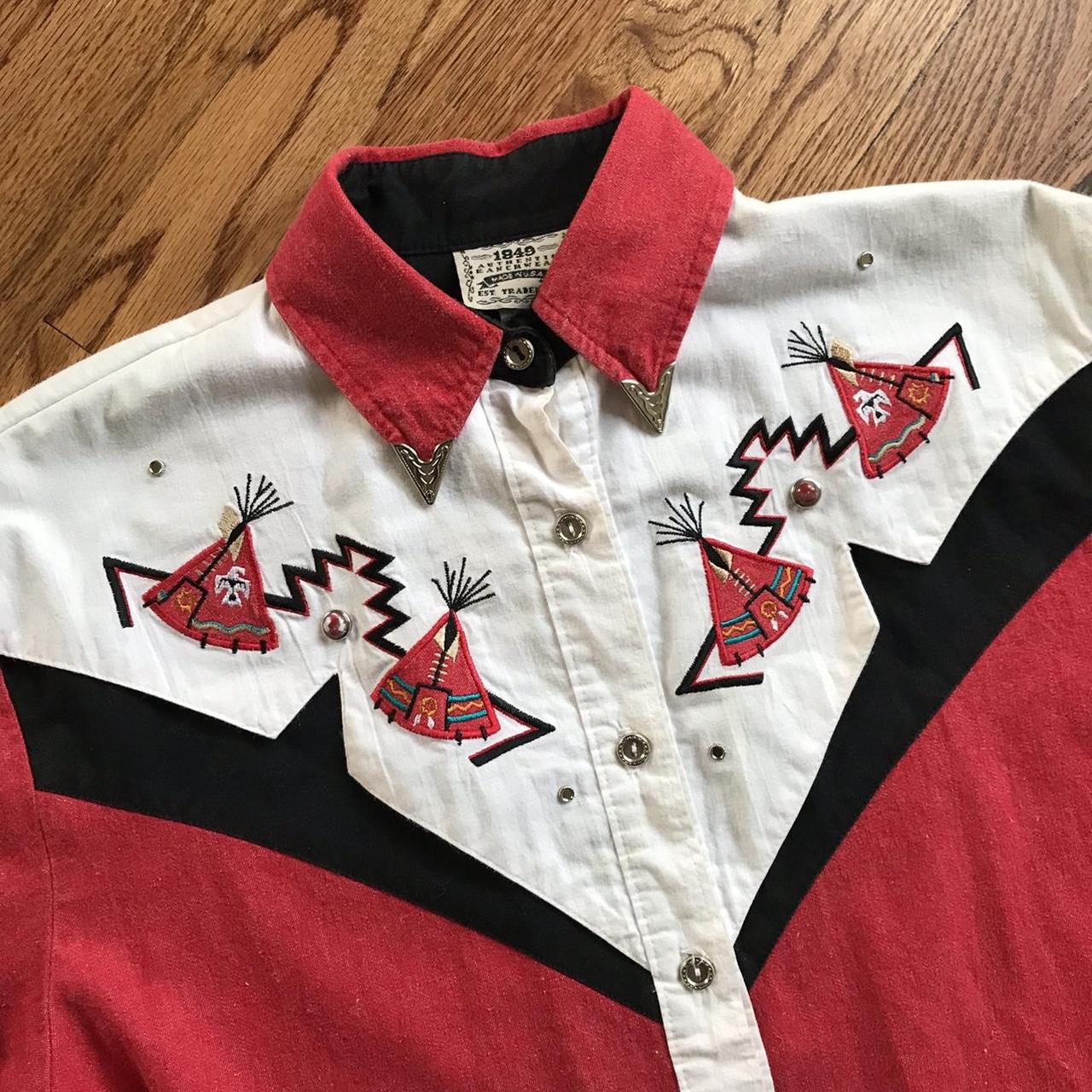 Vintage 90s 1849 Western Cowgirl Rodeo Show... - Depop