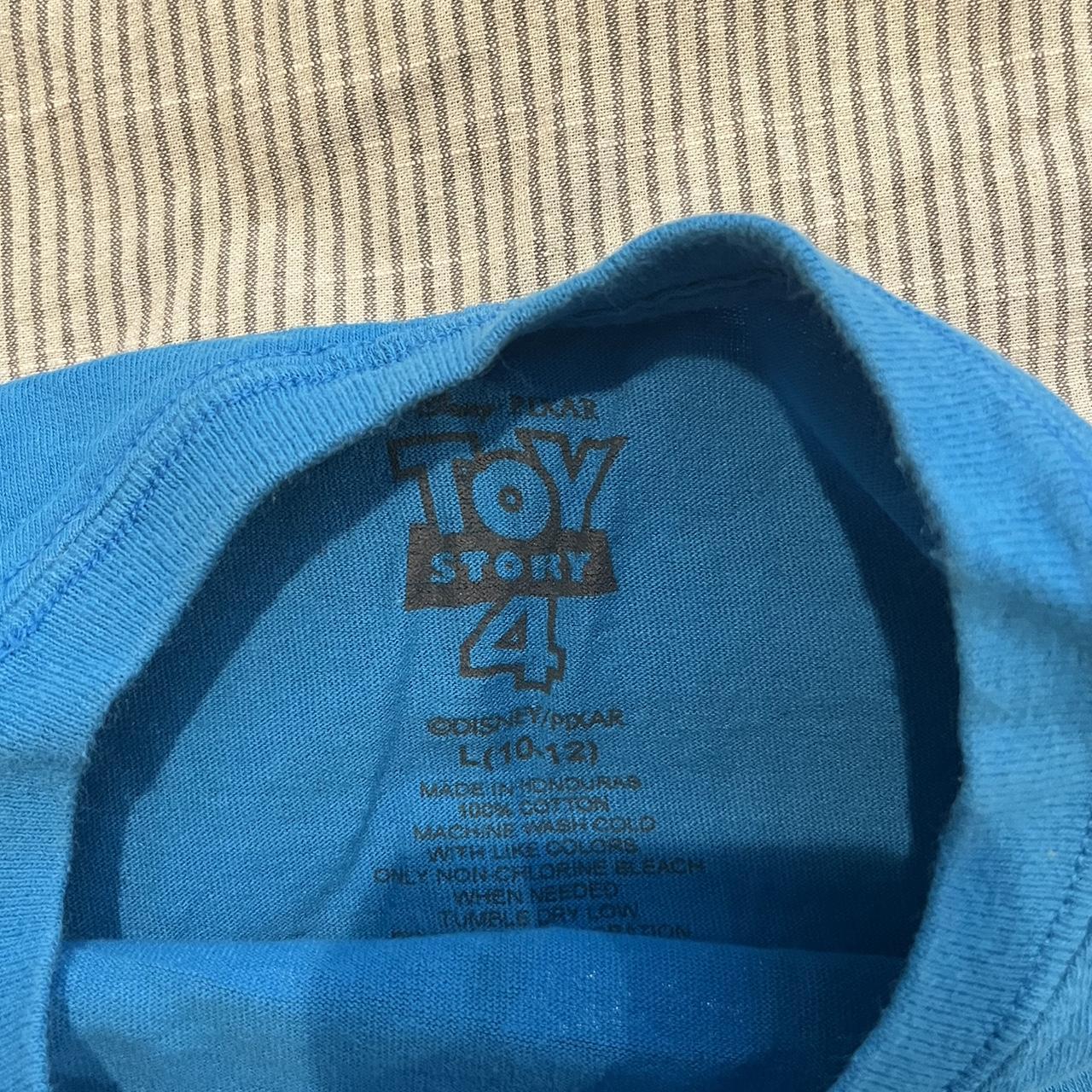 toy story graphic tee, labeled as size L kids, fits... - Depop