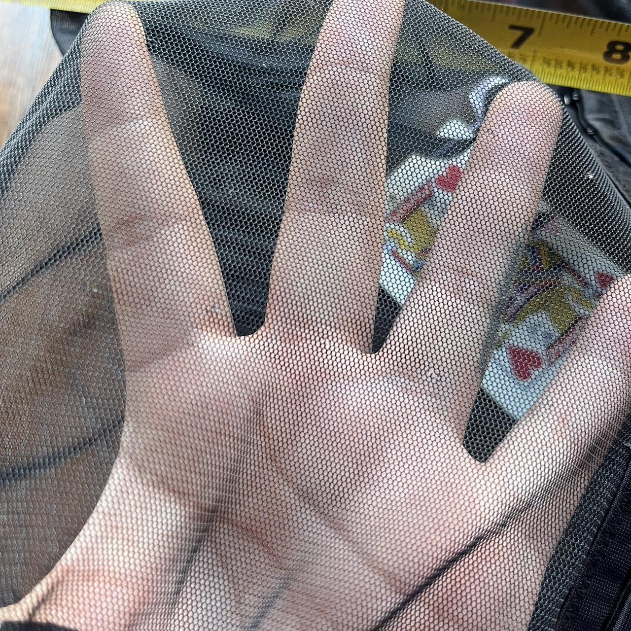 Black & Pink mesh corset top Tagged a. Size large... - Depop