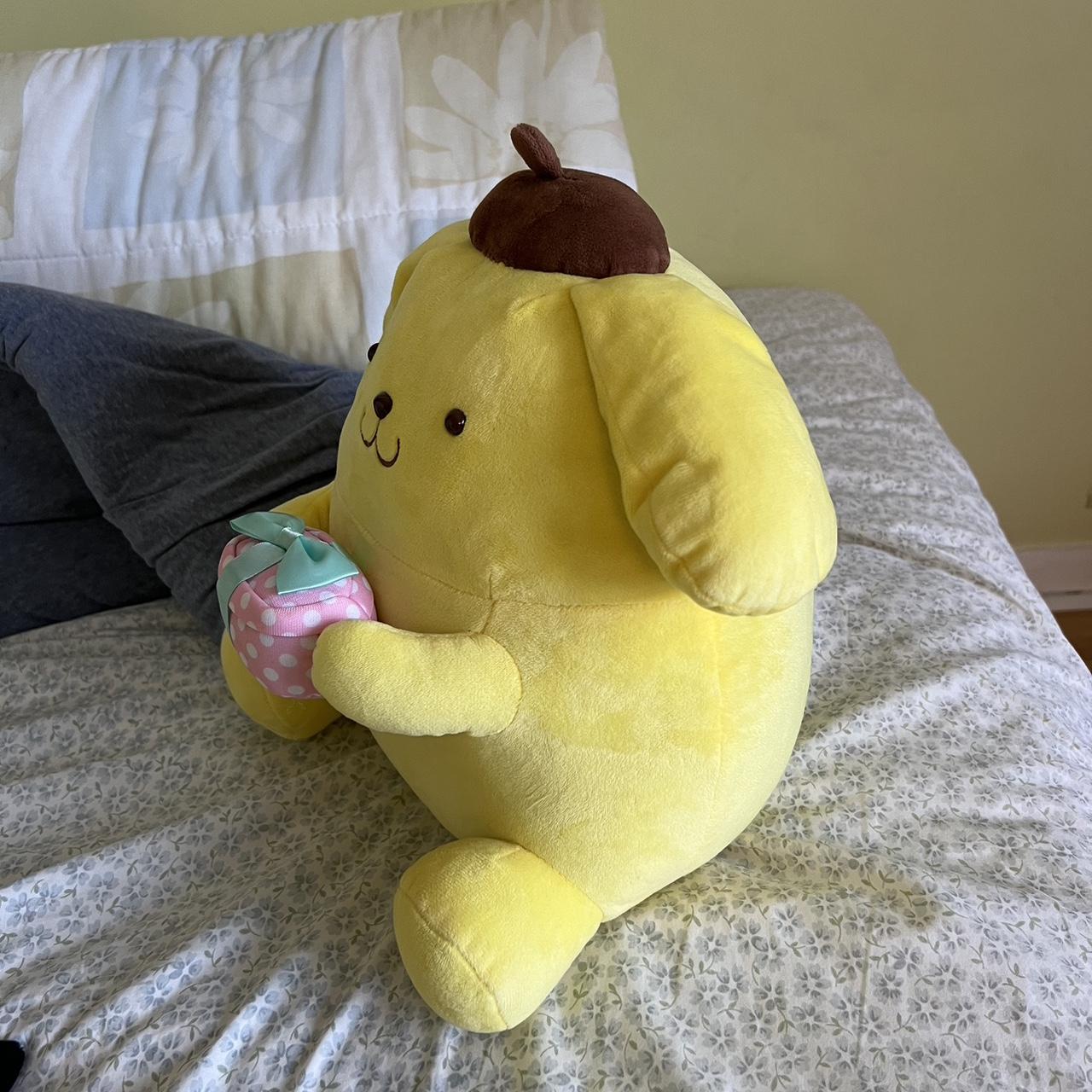 BIG pompompurin plush! Excellent condition with no... - Depop