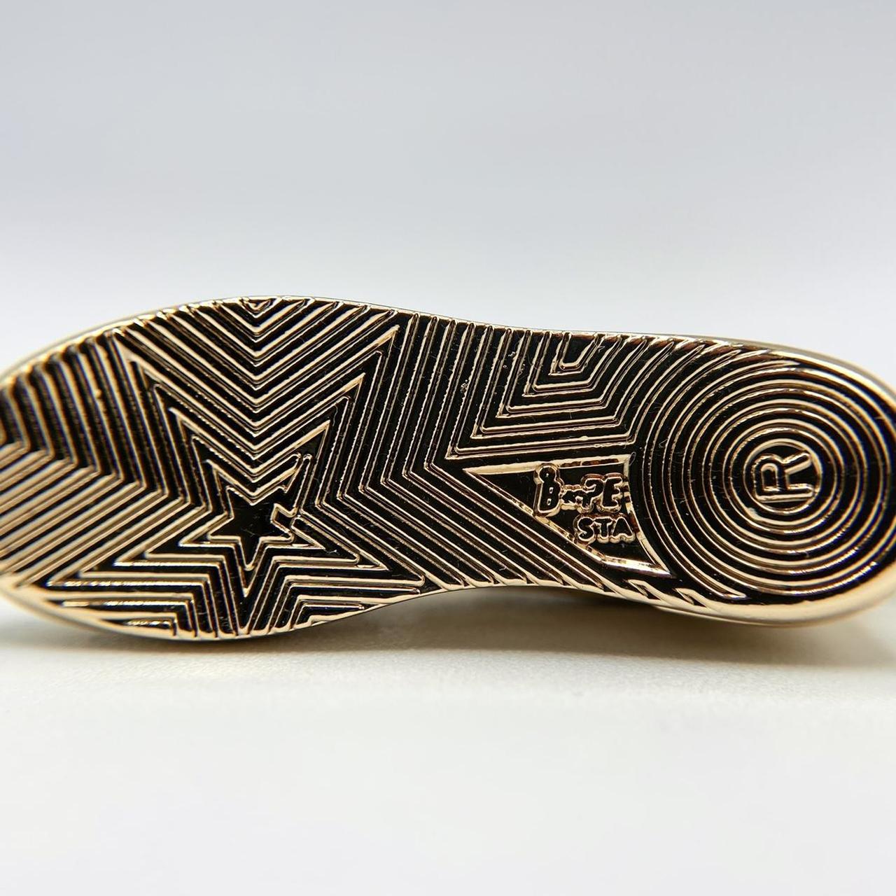 Bape Gold Bapesta Pendant • Colour: Gold •... - Depop