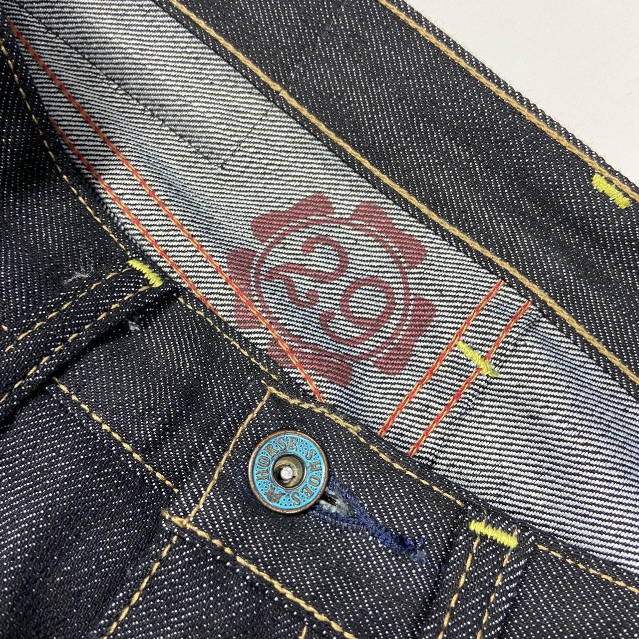 Sugoi Koi Fish Embroidery Denim Jeans • Size: 29”... - Depop