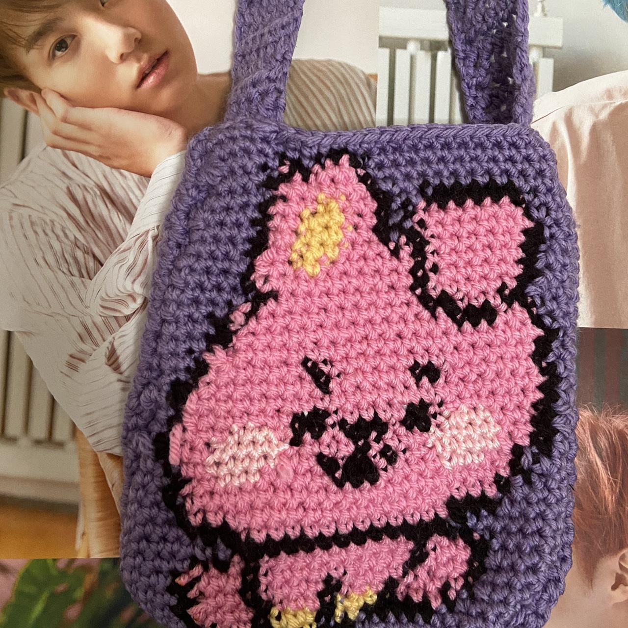 Crochet bt21 mini bags Msg me to choose a... - Depop