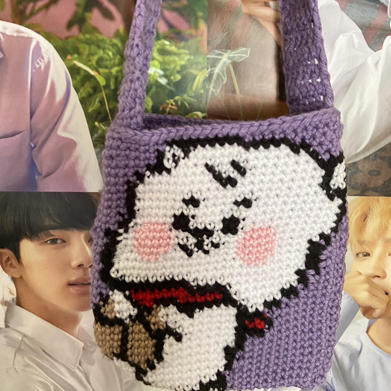 Crochet bt21 mini bags Msg me to choose a... - Depop