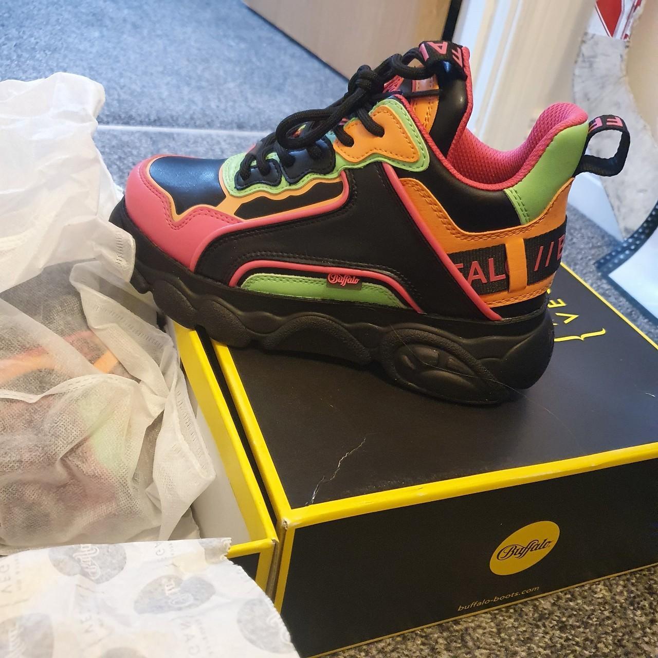 Buffalo neon chai sneakers Brand new and in original... | Depop