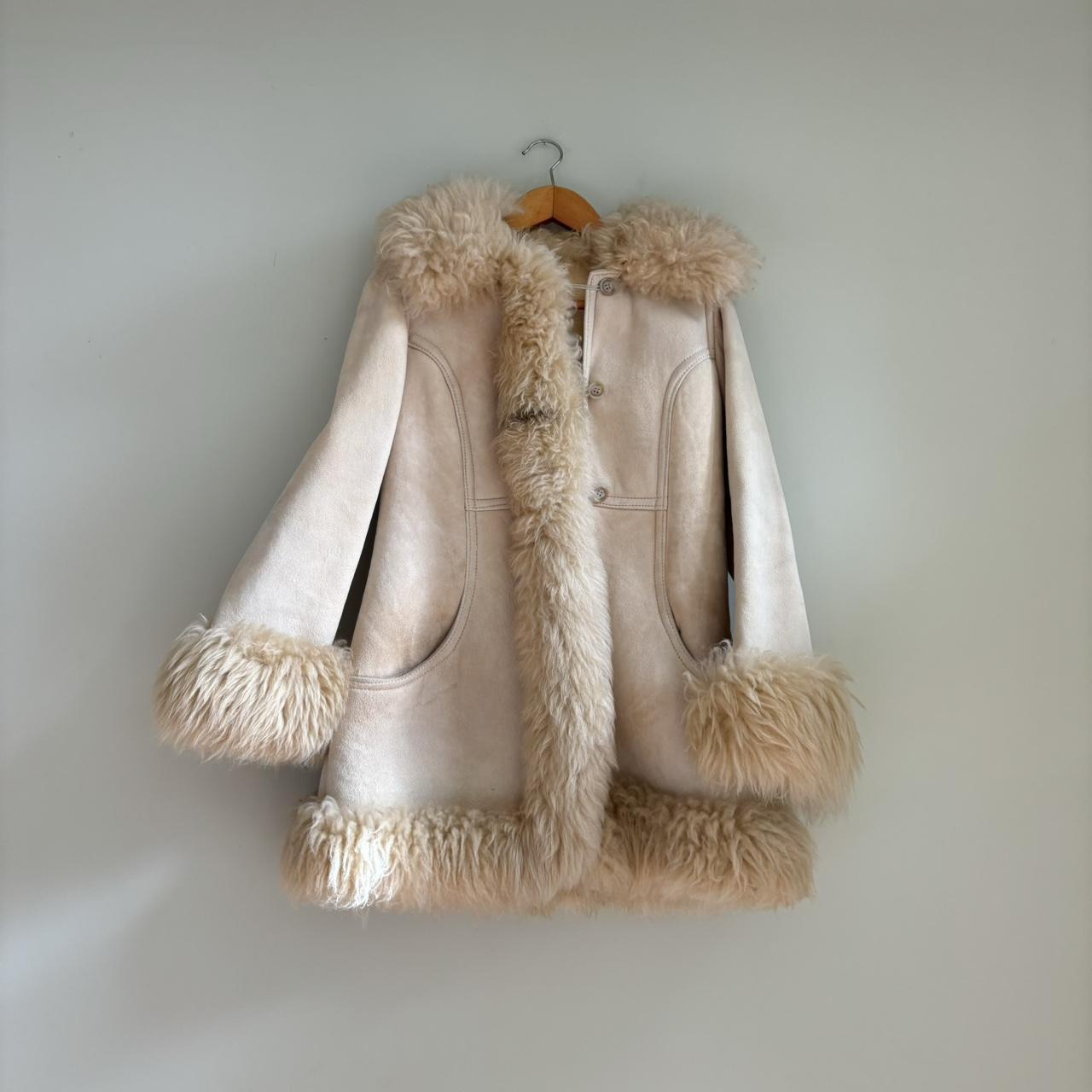 1970s Penny Lane Fur and Suede Coat A dreamy... | Depop