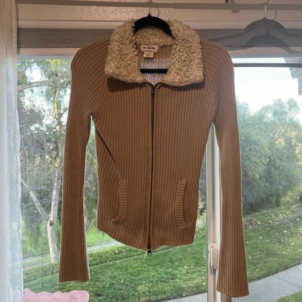 One Step Up Women's Tan Jumper | Depop