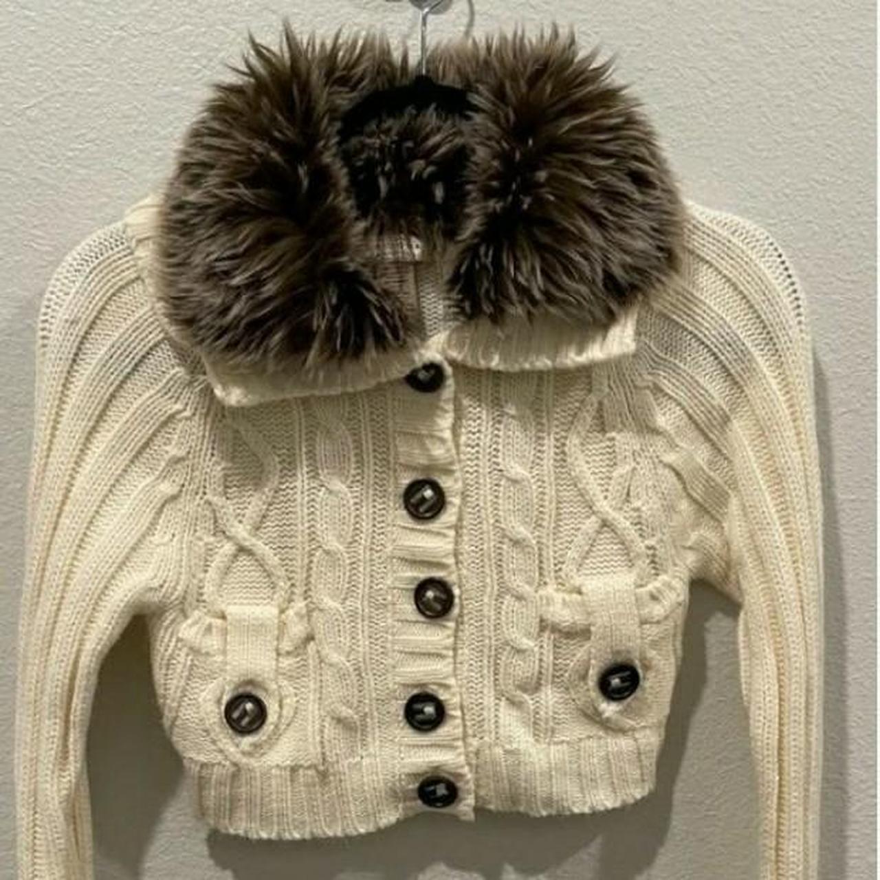 🌨 Snowbound Coquette snow bunny Sweater 🐇 bimbo... - Depop