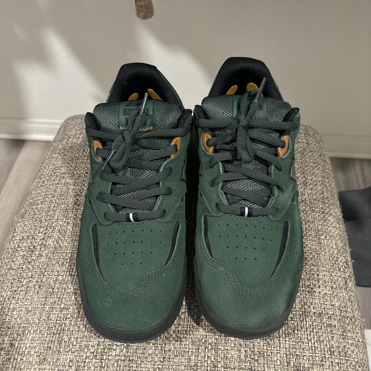 Dark forest green tiago 1010 New Balance skater... | Depop