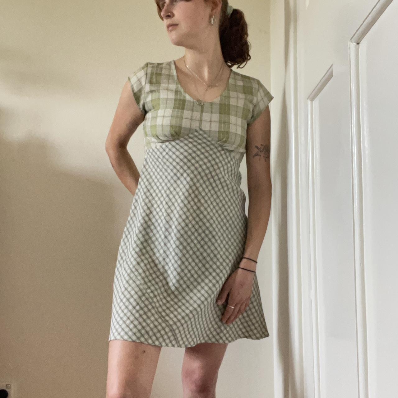 unif thyme dress in size medium, shown on a size 8.... - Depop