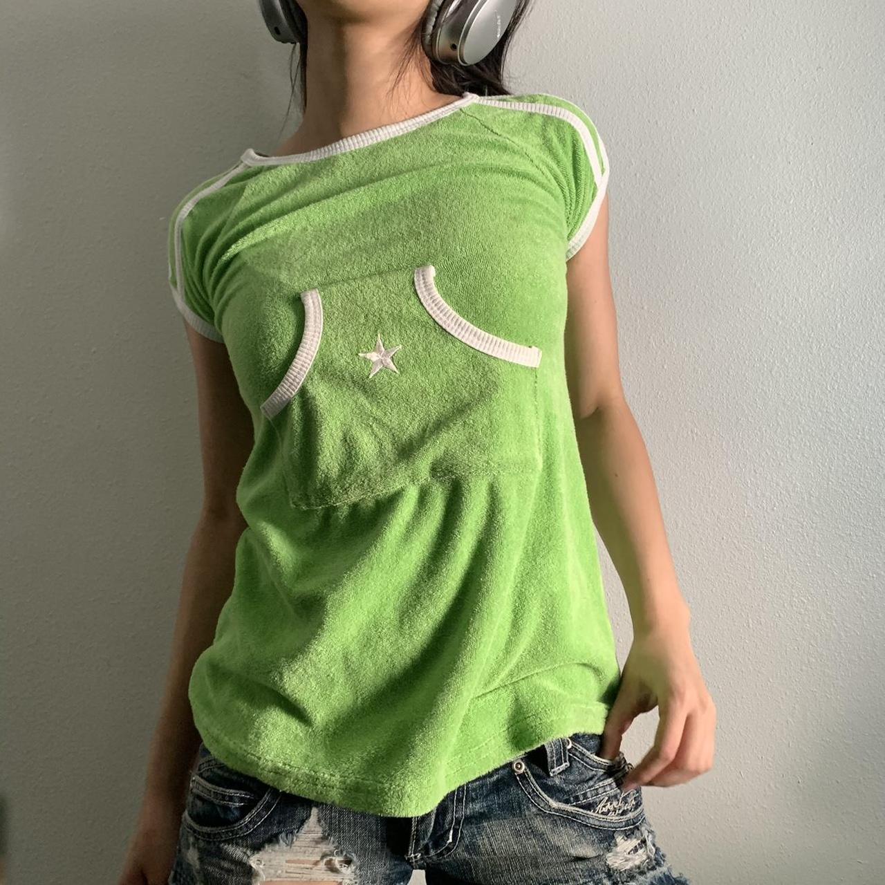 Early 2000s summer top +size: 6 youth, best for a... - Depop