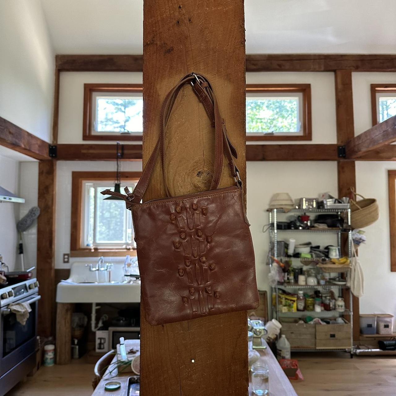 Small Company Leather Crossbody Bag Noonday... - Depop