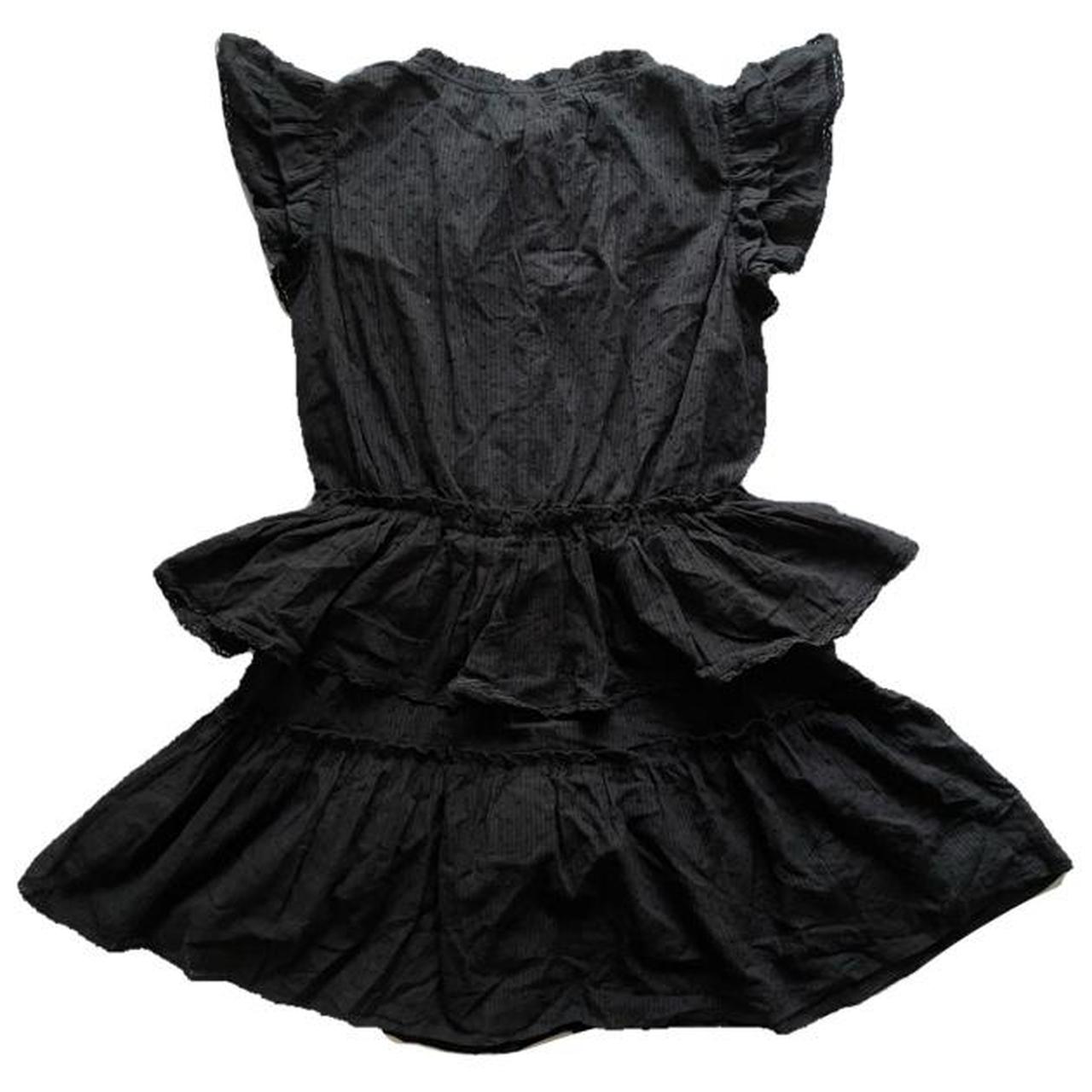 Glamorous frilly, layered black dress for any... - Depop