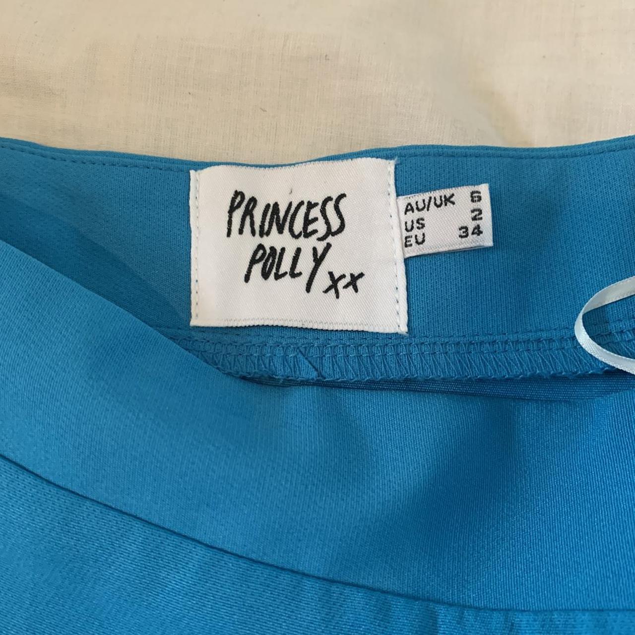 Princess Polly Women's Blue Skirt | Depop
