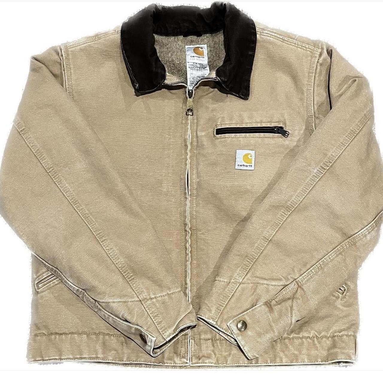 Women’s Carhartt J97 Jacket Tan Size Women’s... - Depop