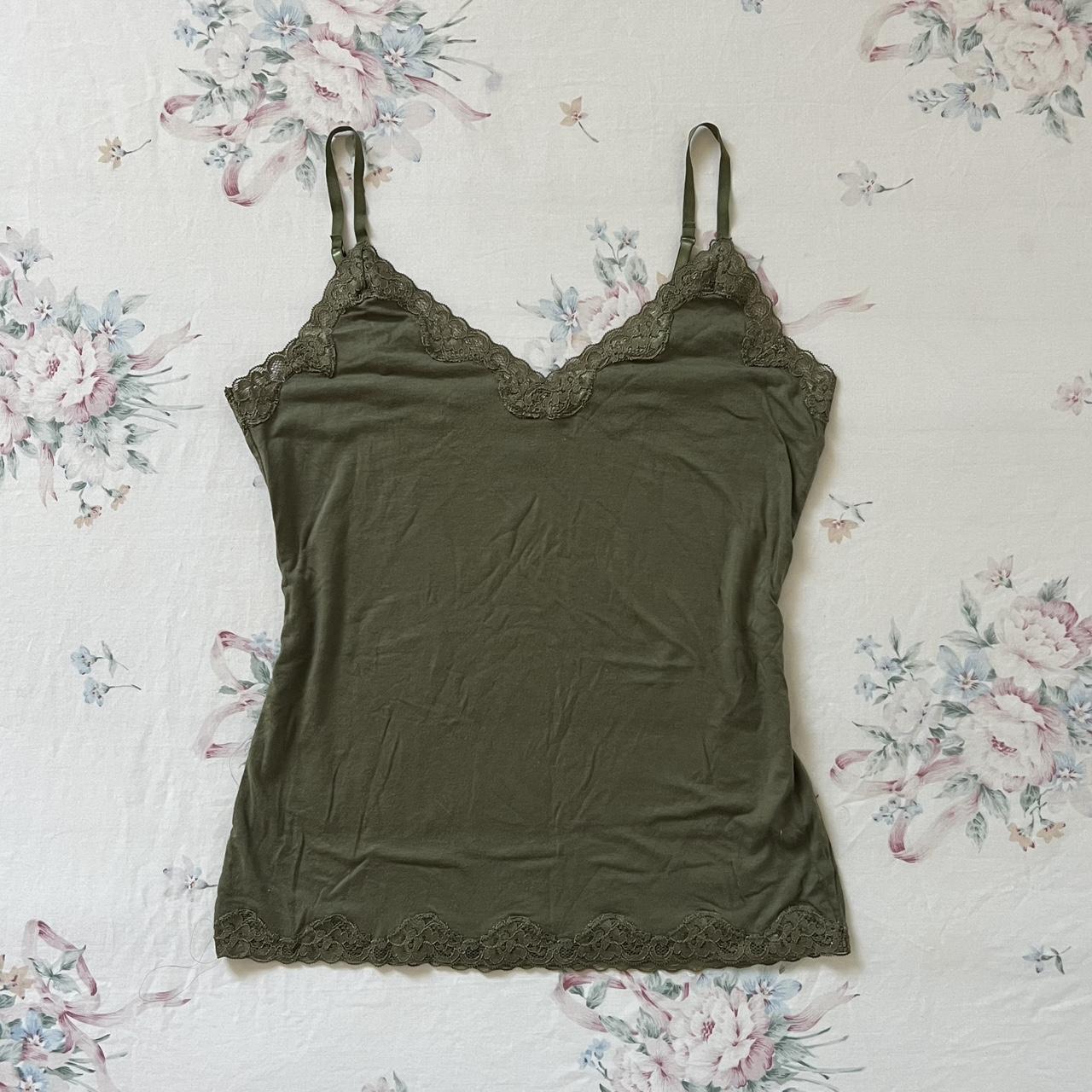 ଘ(੭ˊᵕˋ)੭* ੈ ‧₊˚ Talula Babaton Vintage Green Guipure... | Depop