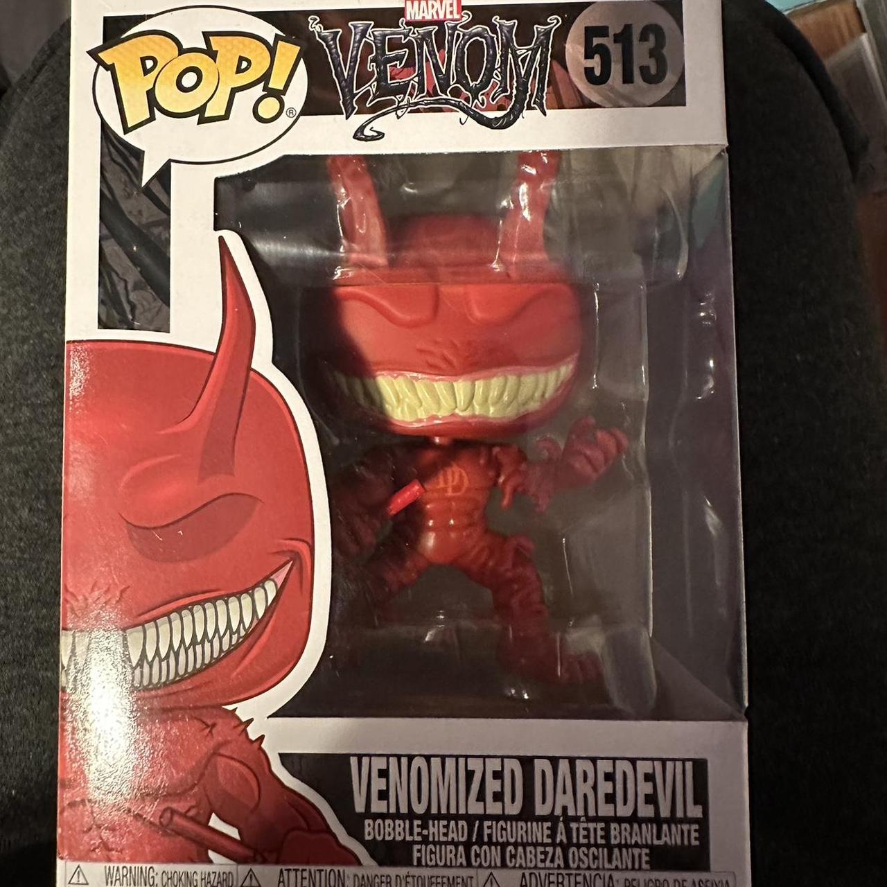 marvel venom- venomized daredevil funko pop - Depop