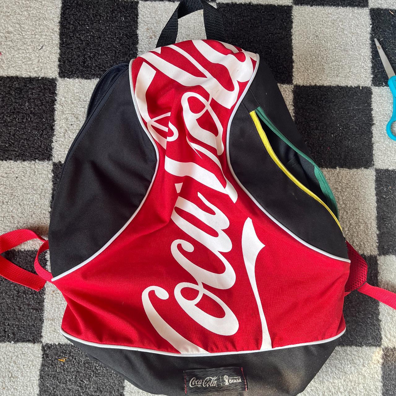 Coke Vintage Backpack - Depop