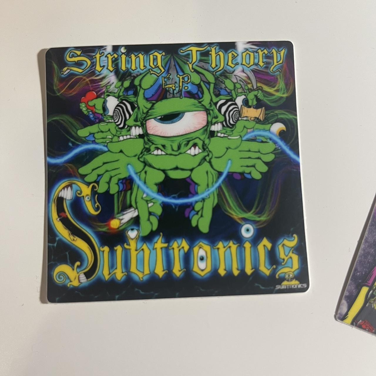 3x3 vinyl subtronics sticker pack of 2! #edm #raves... - Depop