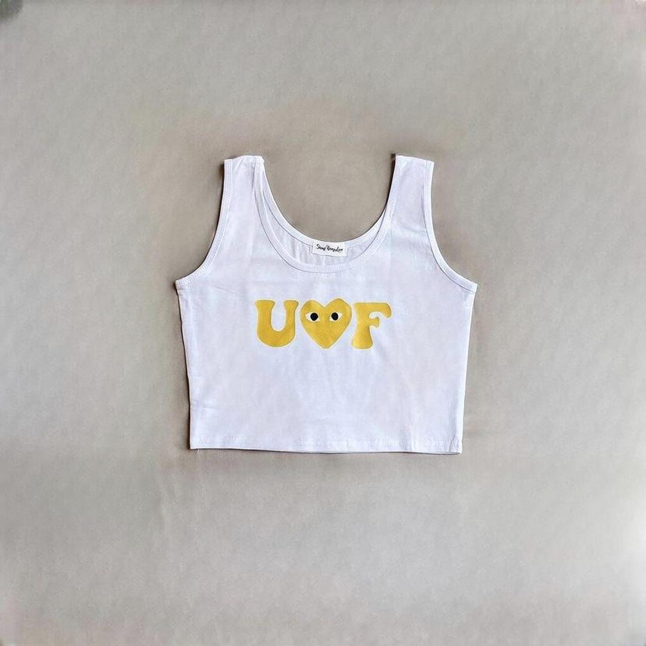 UCF yellow heart tank top 💛🖤 BRAND NEW, MADE TO... - Depop