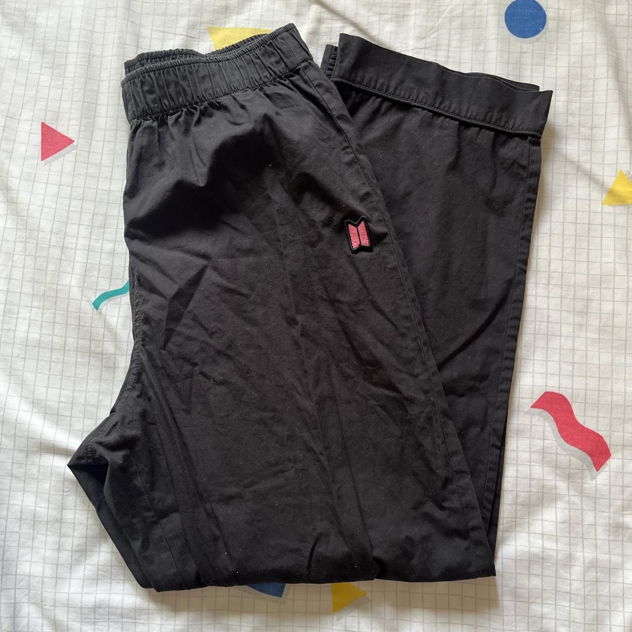 BTS Official Merchandise Pants fits s/m (waist... - Depop