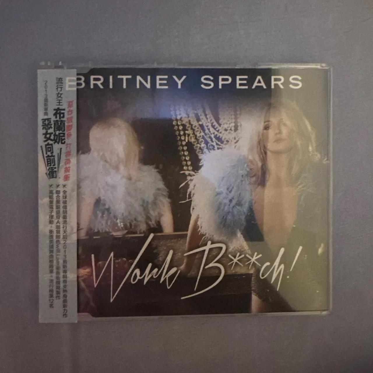 Britney Spears Work Bitch Taiwan CD SINGLE - Depop