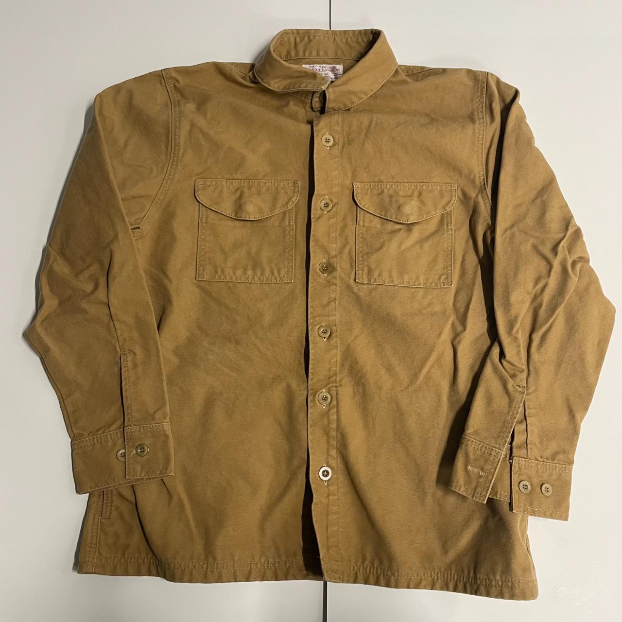 vintage cc filson button up heavy canvas work... | Depop