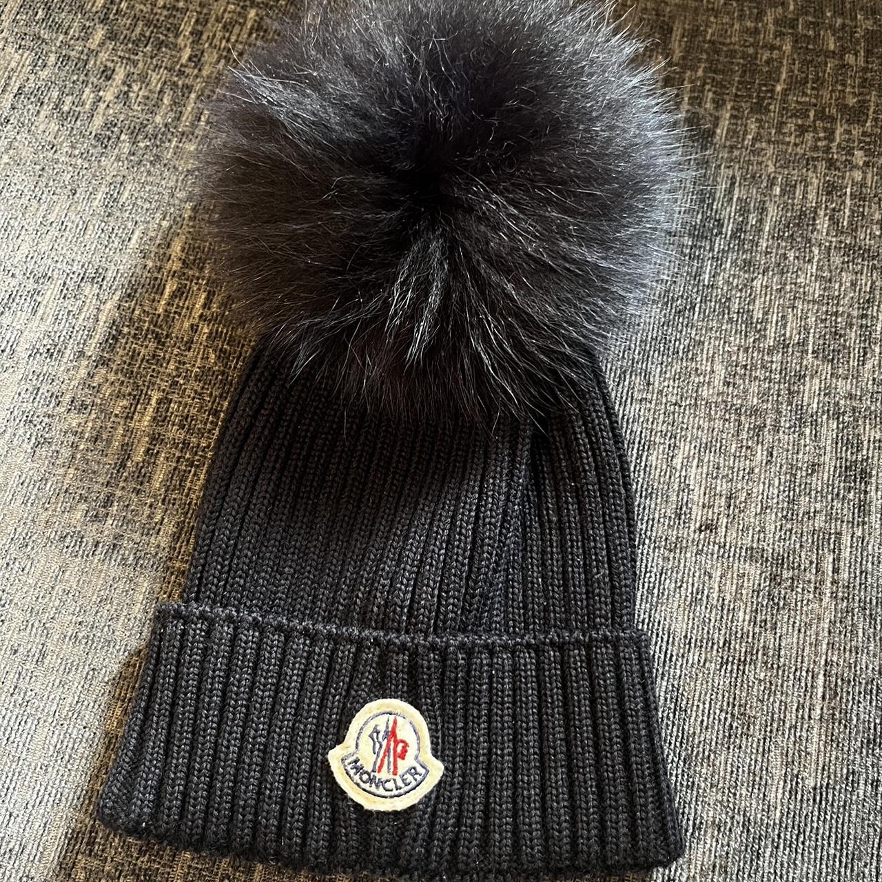 Moncler hat size small, amazing condition... - Depop