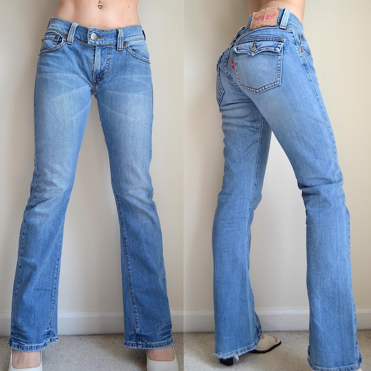 early 2000s low-rise bootcut / flare 504 levi’s... - Depop
