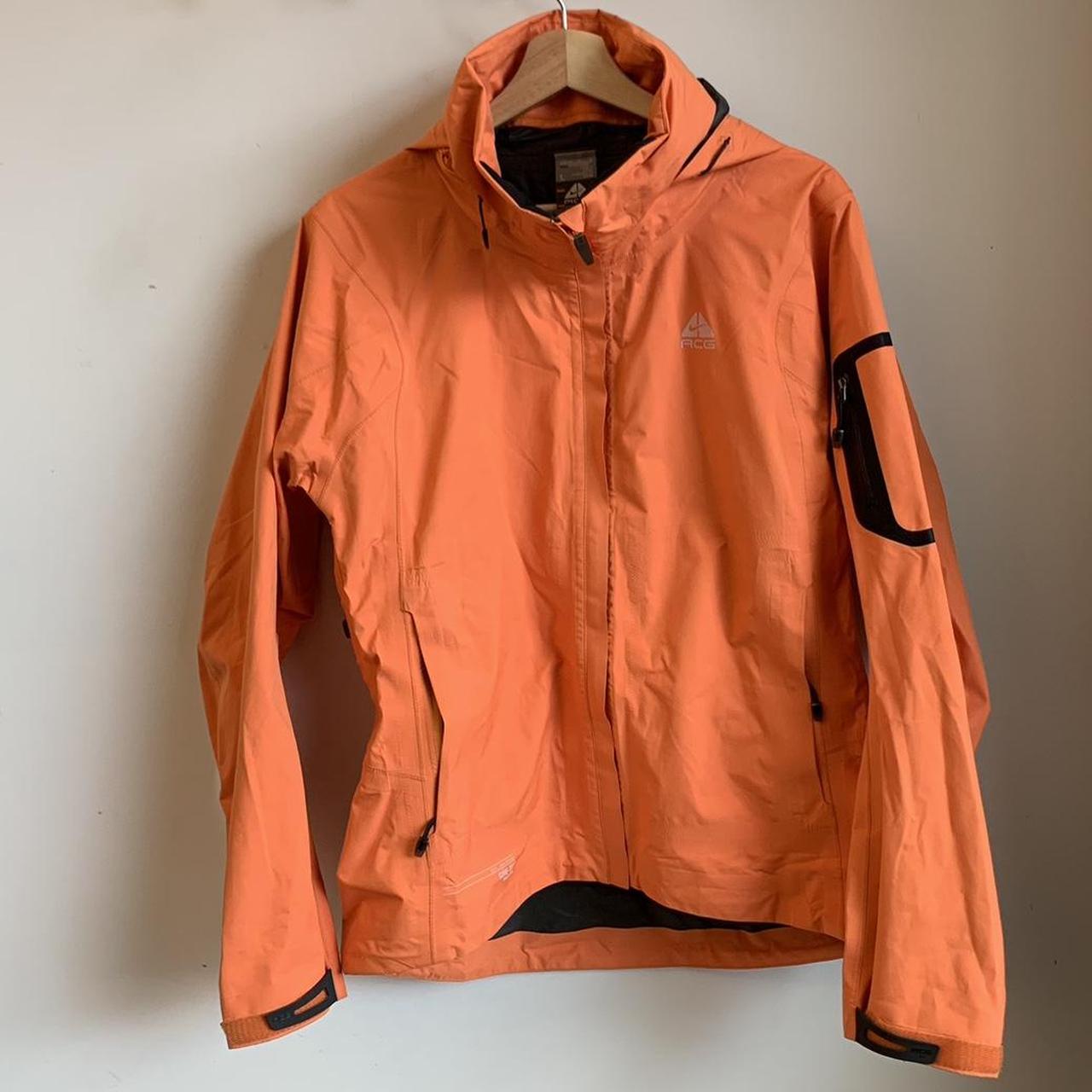 ACG Orange Rain Jacket L Orange Nike Jacket ... - Depop