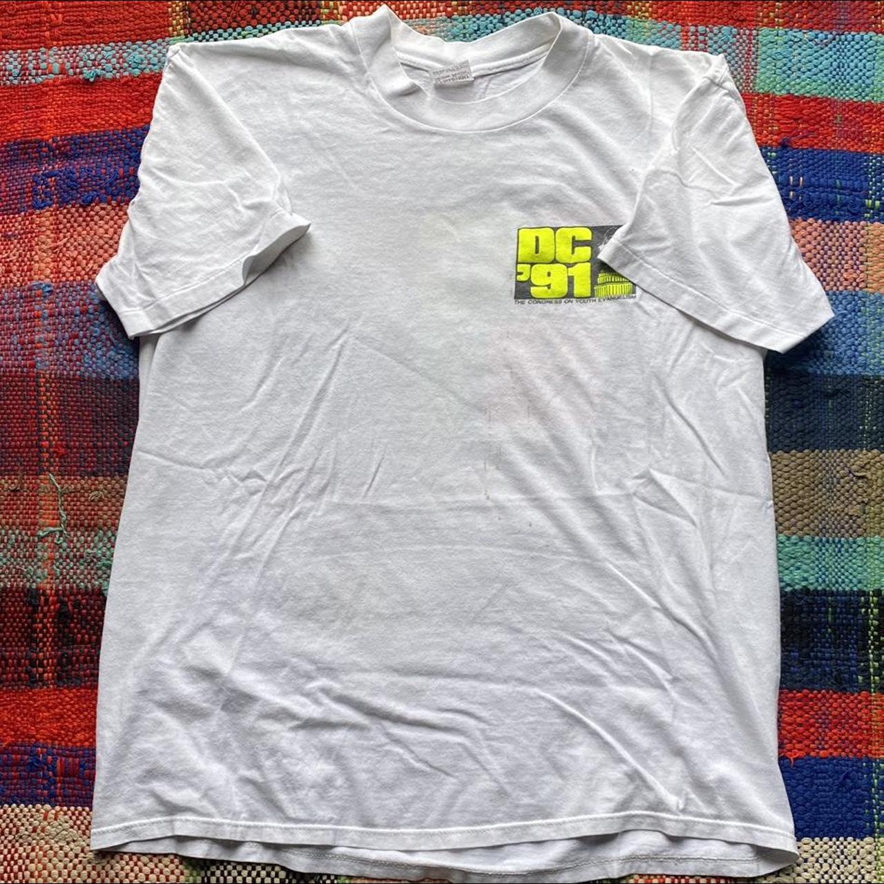 Vintage DC Tee Shirt Size: Large Brand: Stedman... - Depop