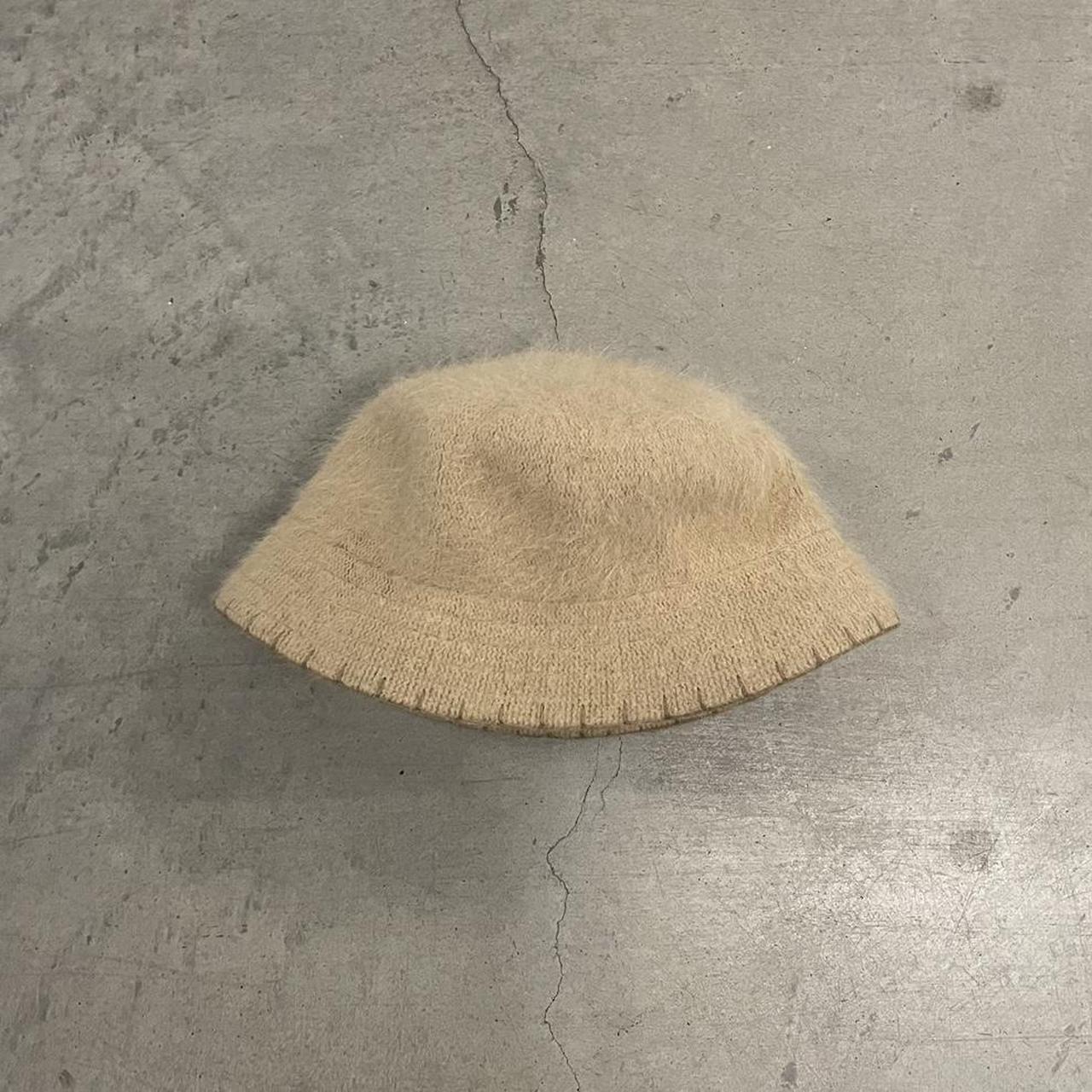 Women's Tan and Cream Hat | Depop