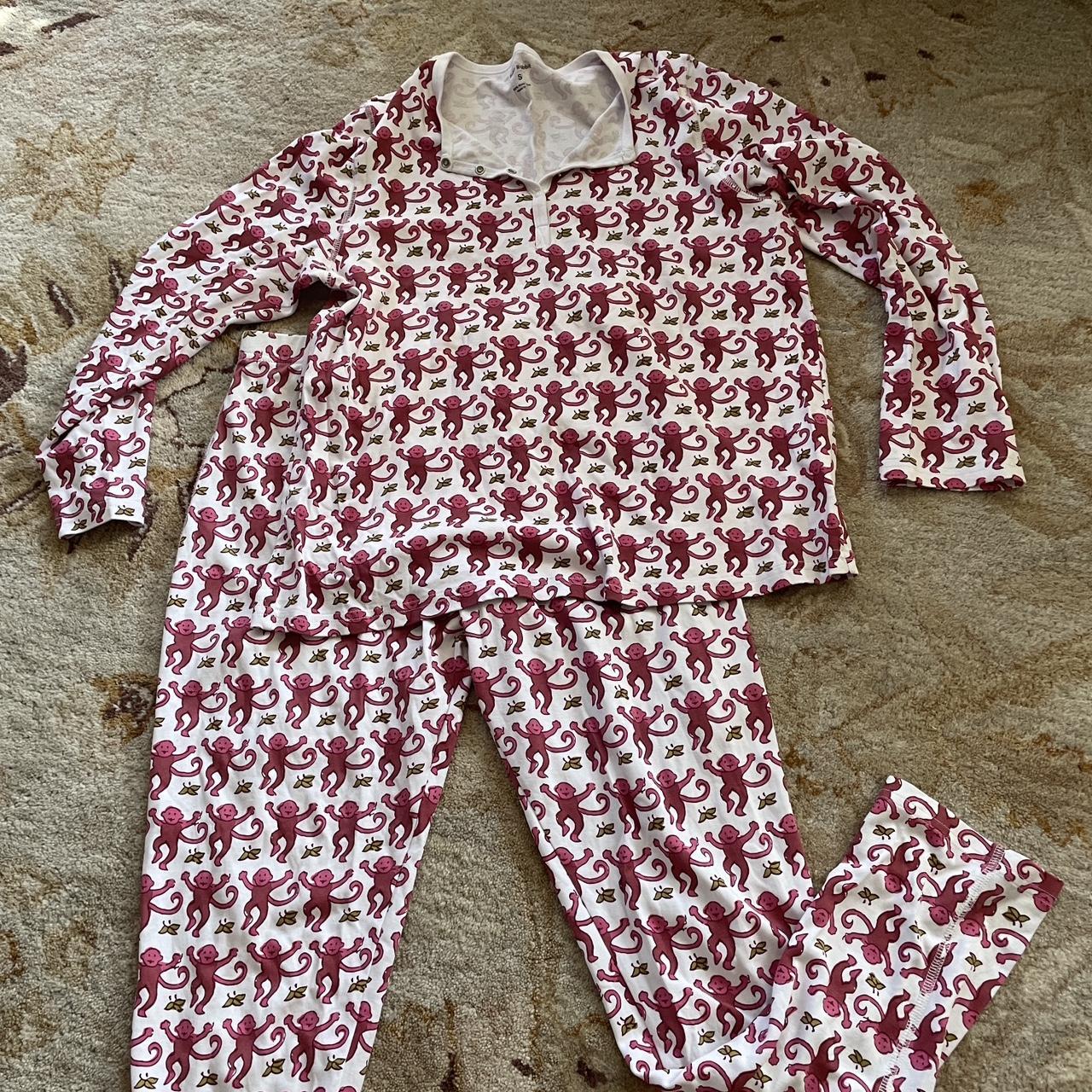 Roller rabbit pajamas Red monkey Perfect condition - Depop