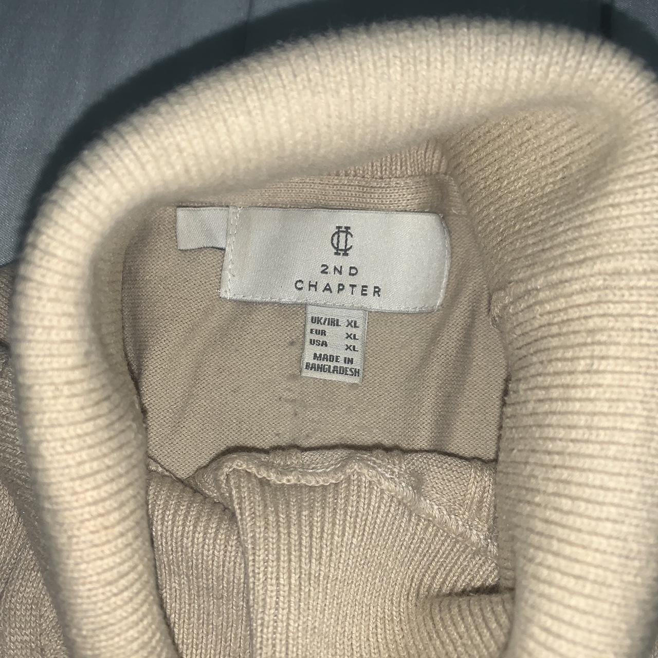Beige turtle neck Lovely for winter Worn but in... - Depop