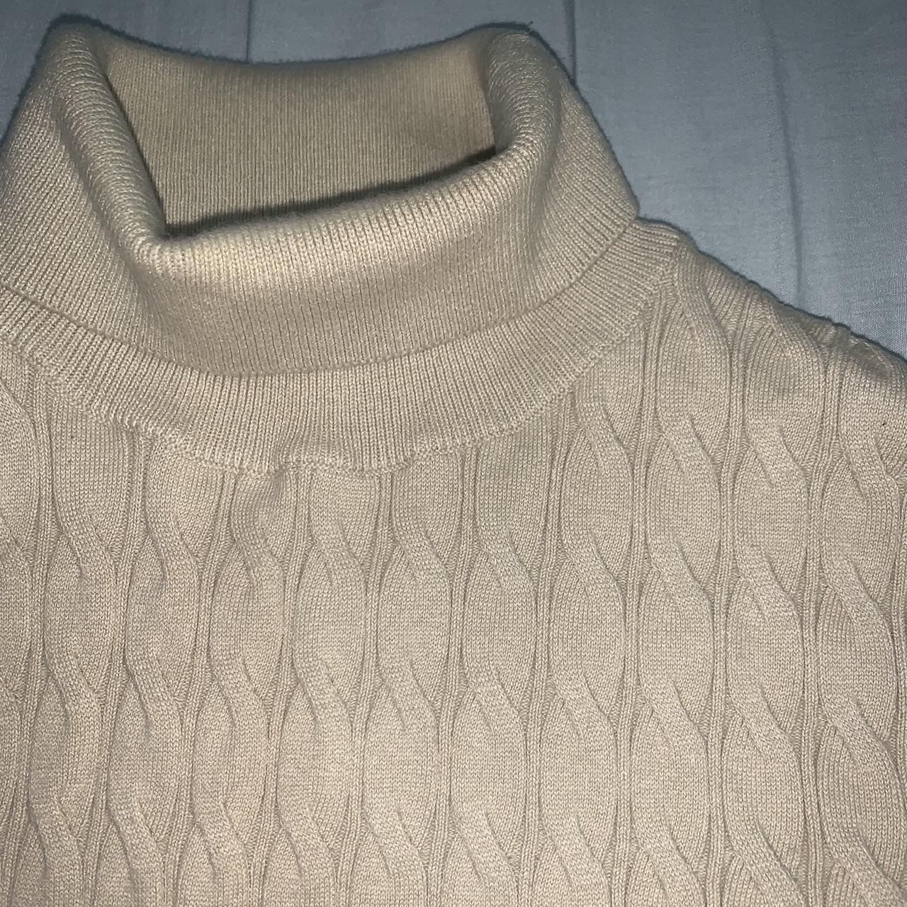 Beige turtle neck Lovely for winter Worn but in... - Depop