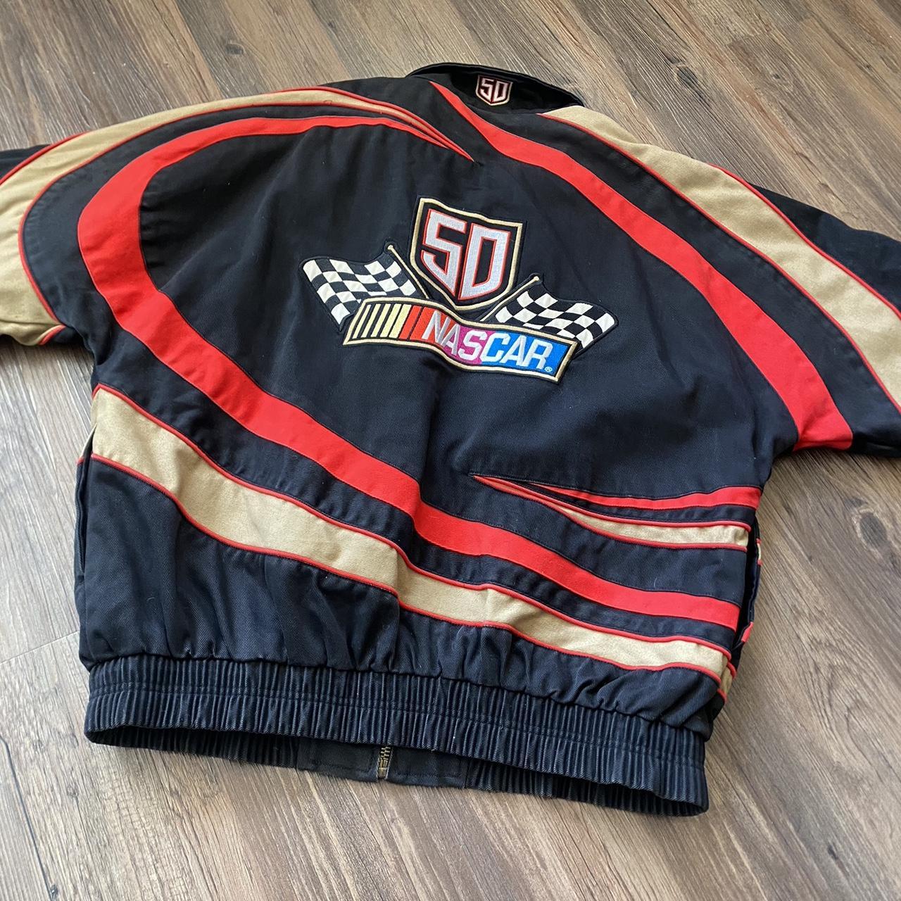 vintage 90’s NASCAR 50th anniversary jacket |... - Depop