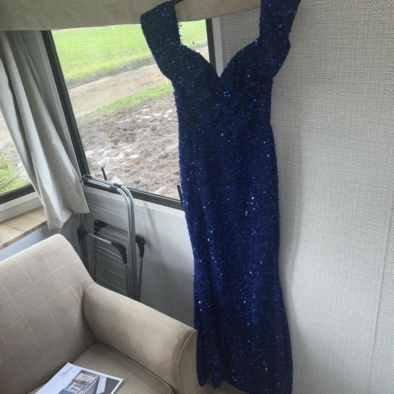 Nazz collection blue sparkly dress. Worn once to a... - Depop